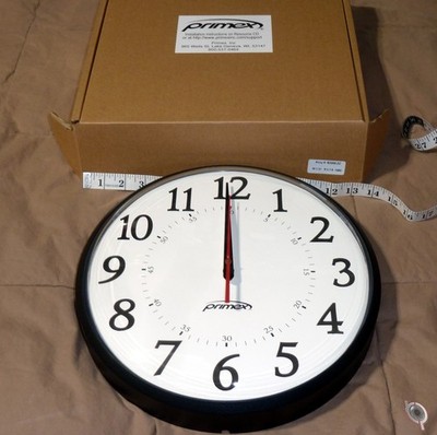 4pc 12.5" Primex Wireless Bluetooth Analog Wall Clocks / OneVue | eBay