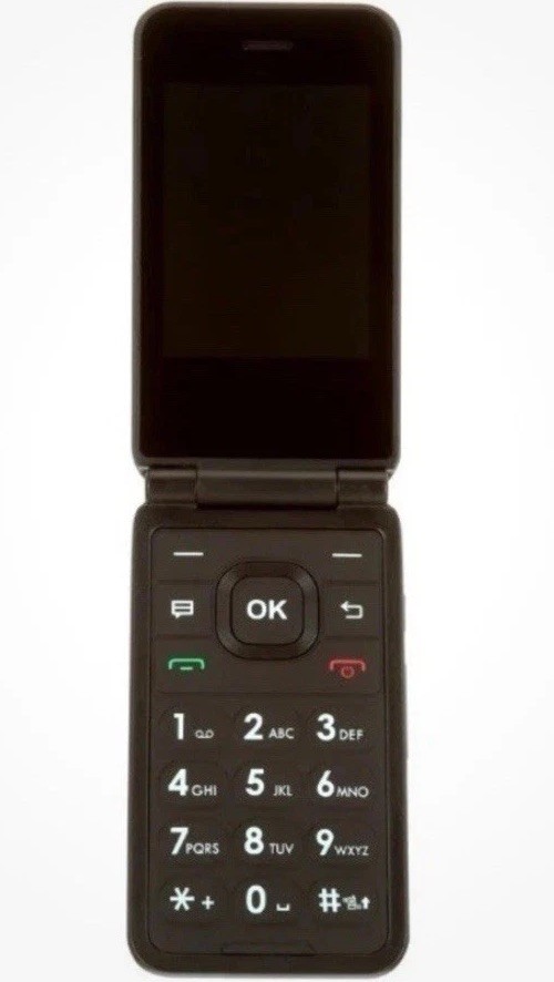 NEW! AT&T Cingular Flex 2 Easy to Use Senior Flip Phone Large Keypad 4G ...