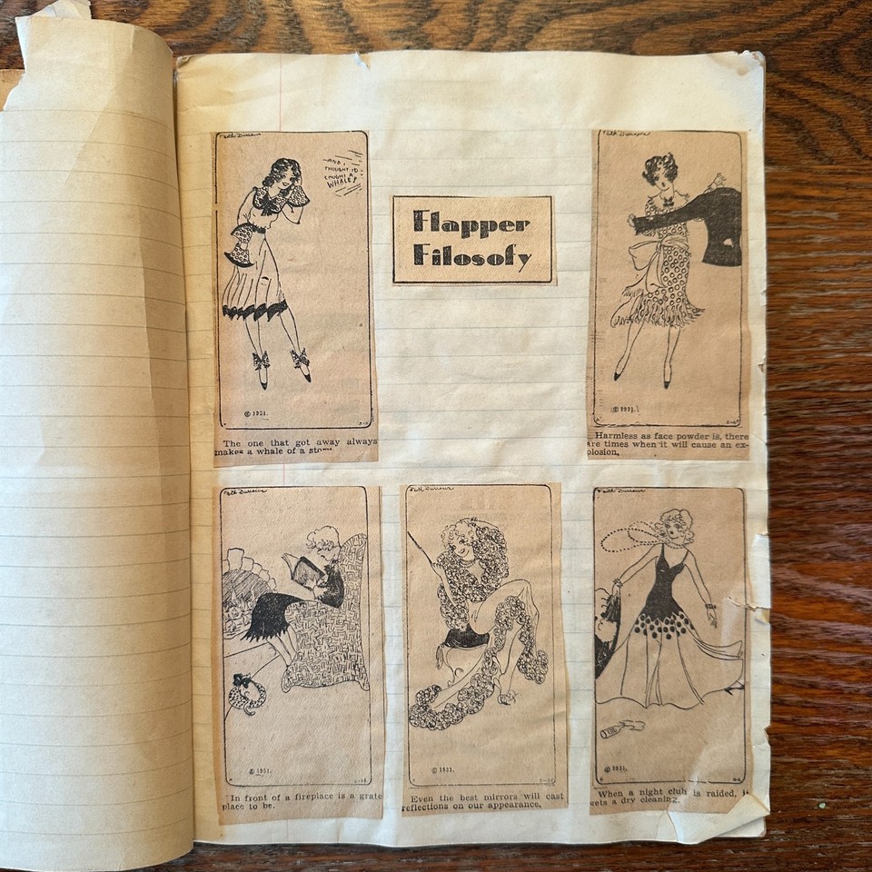 Flapper Fanny Says Homemade Scrapbook of 250ish Comic Strips Acceptable ...