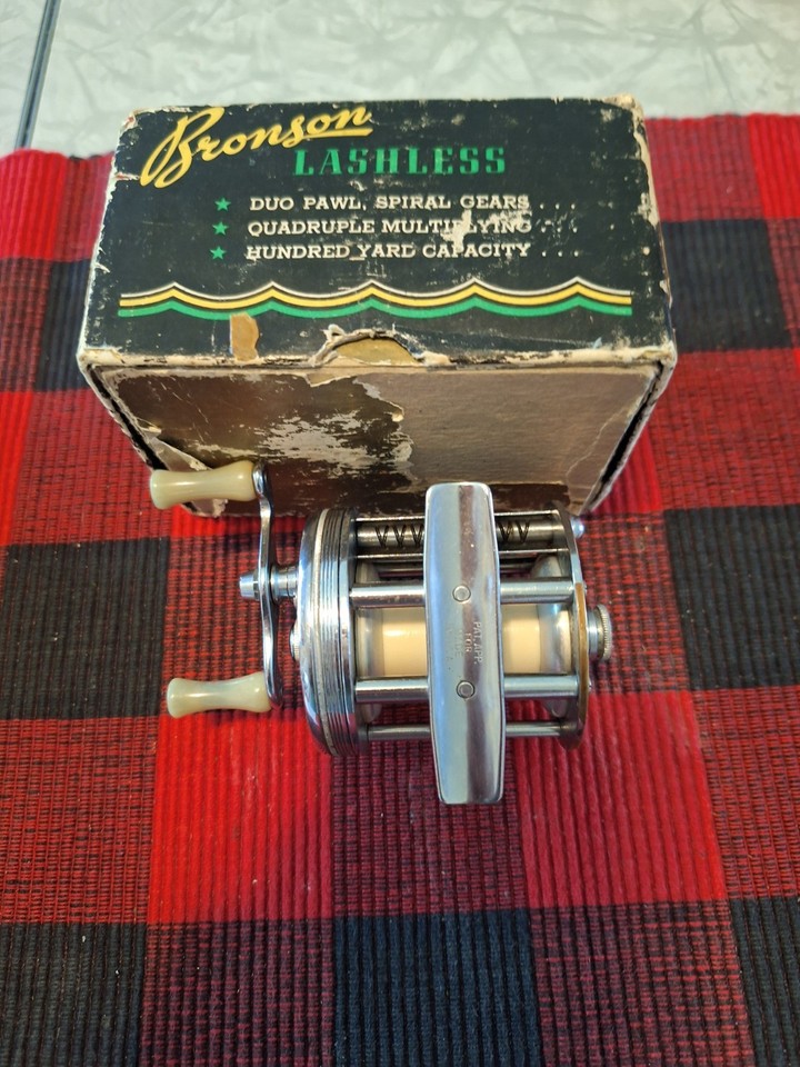 Vnt Bronson Lashless Model No. 1700 Reel/box & Outdoorsman Castomatic ...