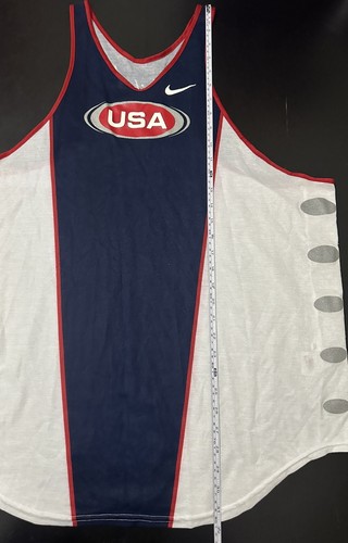 Vintage 90s Nike USA Olympic Track & Field Singlet Jersey Size XXXL | eBay