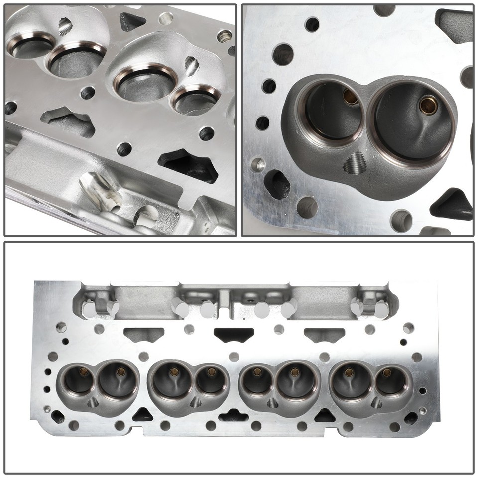 For SBC Small Block 327 350 Chevy Engine Aluminum Bare Cylinder Head ...