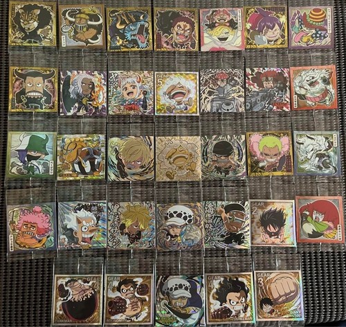 One Piece Seal Wafer Sticker LOG.6 Complete Set All 33 types BANDAI New ...