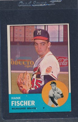 1963 Topps #554 Hank Fischer Braves EX 63T554-90316-8 | eBay