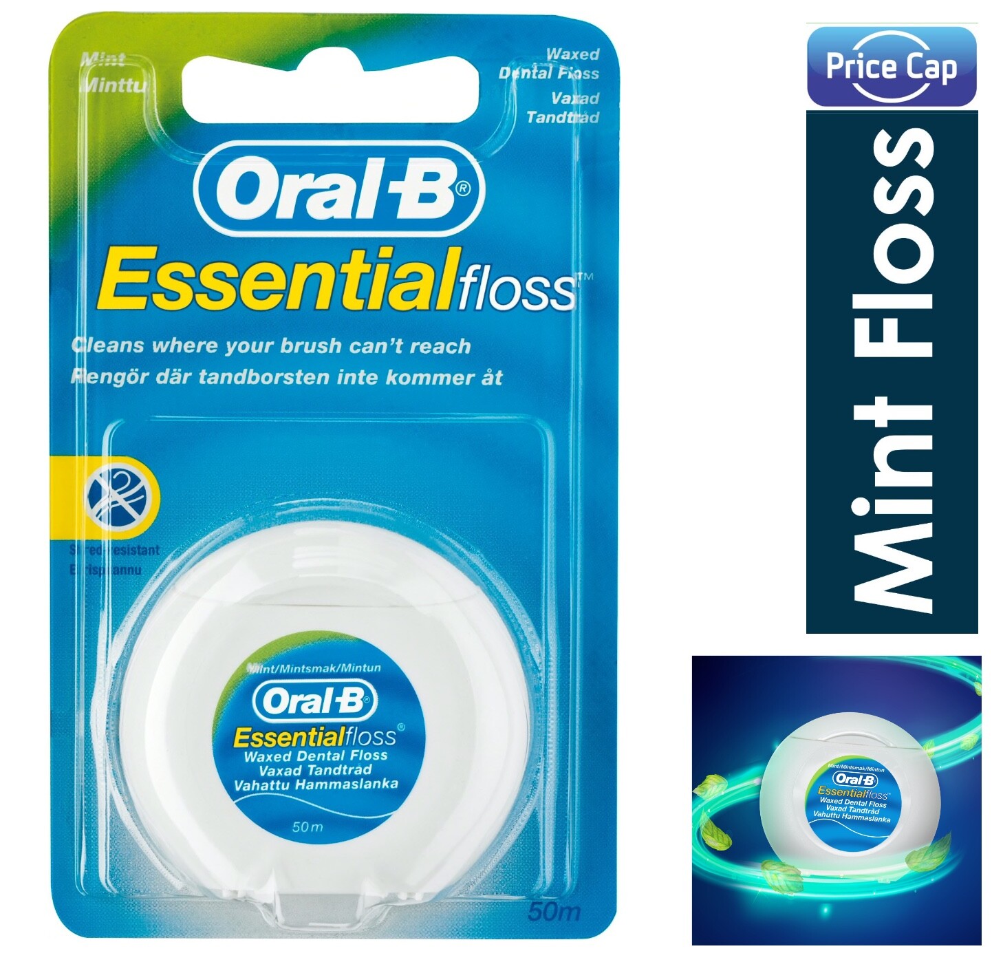 Wisdom Dental Floss Clean Between Flossers Satin Tape Pro Expert Wood ...