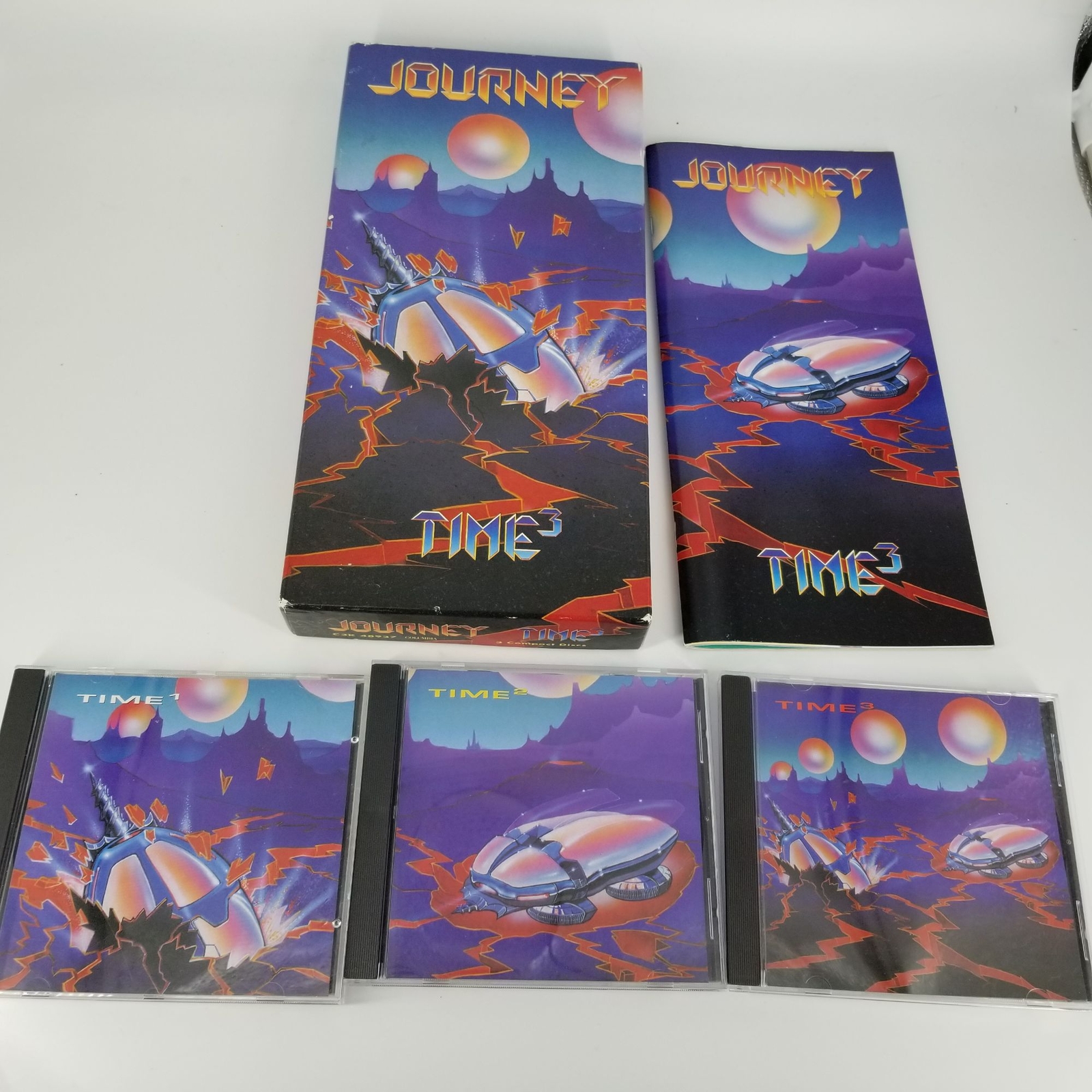 Journey Time 3 Long Box Set Music CD Book Rock Classic 1992 Sony ...