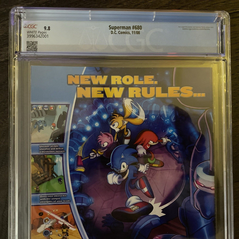 Superman #680 Rare CGC 9.8 ALEX ROSS KRYPTO COVER 2008 HTF | eBay