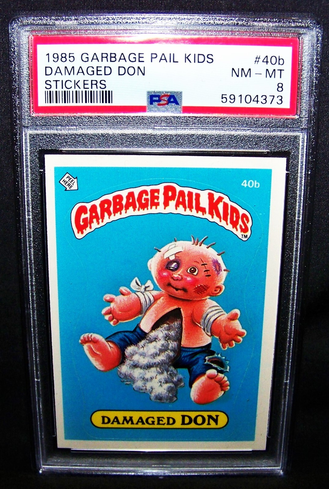 GPK, 1985, 1st Series, #40b Damaged DON, GLOSSY, (Not on Label) OS1 ...