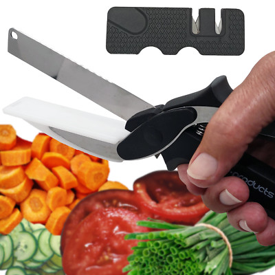 Smart Cutter Veggie Kitchen Scissors - Clever Food Cutter with Blade ...