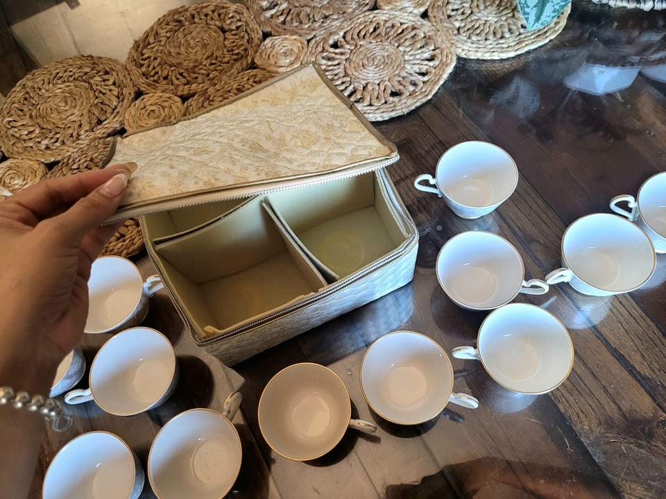Vintage Franciscan Masterpiece China - Gray Renaissance teacups - set ...