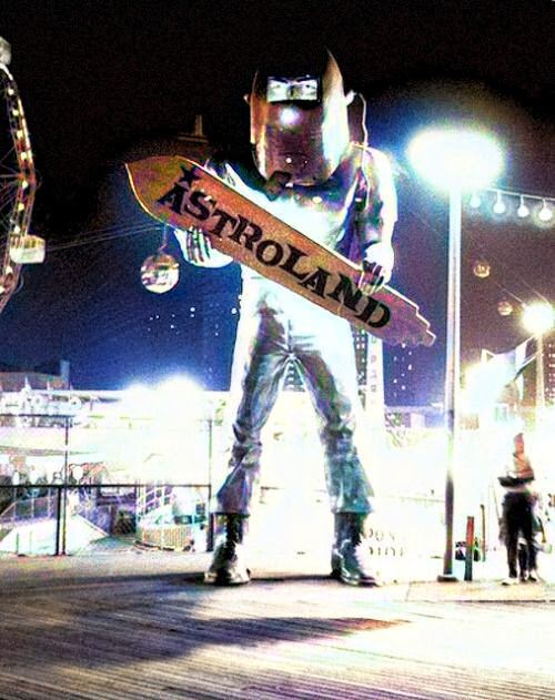 Vintage Coney Island Astroland Astronaut Robot Fridge Magnet Buy 2 get ...