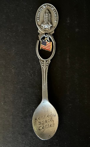Vintage Kennedy Space Center Pewter Souvenir Spoon Superb USA | eBay