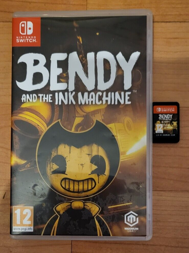 BENDY AND THE INK MACHINE NINTENDO SWITCH CART AND CASE UK PAL | eBay