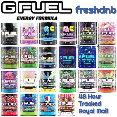 G FUEL 40 Servings Tub - ALL THE BEST FLAVOURS - BRAND NEW SEALED GFUEL ...