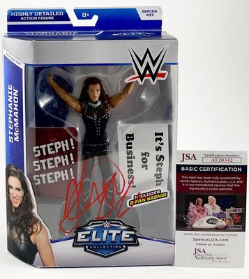 WWE NXT Stephanie McMahon Signed Mattel Elite 37 Figure Autograph JSA ...