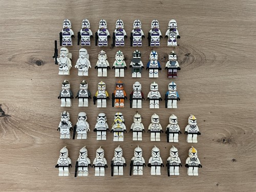 LEGO® Clone Trooper Armee - Konvolut - 37 Minifiguren (Commander/Pilot ...