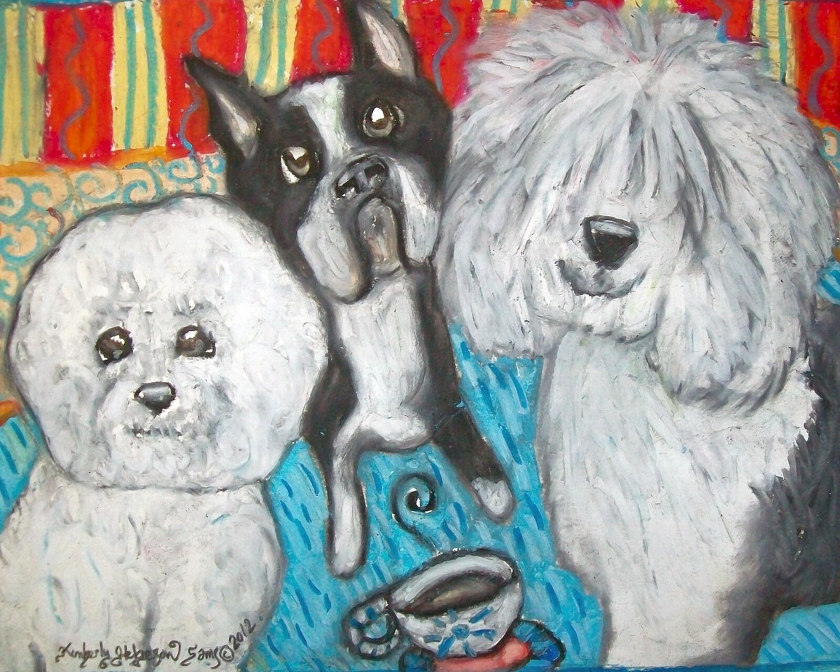 George Bush Dog Paintings