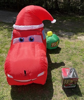 Lightning McQueen Disney Cars 3 Inflatable 6ft Christmas Decor | eBay