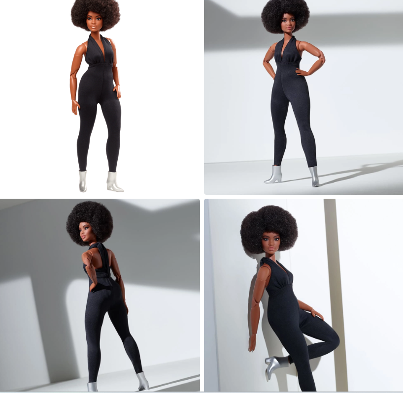 Barbie Signature Looks Model #2 Mattel African American Curvy Elle Doll ...