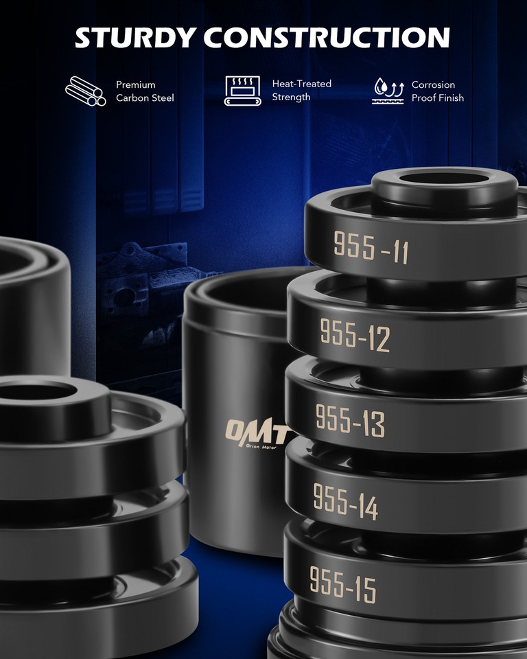 OMT 38pc 2 in 1 Bearing Press Separator Puller Front Wheel Bearing ...