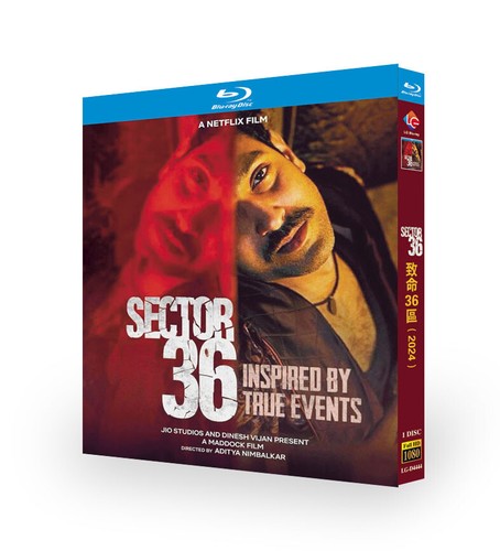 Sector 36 (2024) HD Crime Movie 1 Disc BD All Region New Sealed Box Set ...