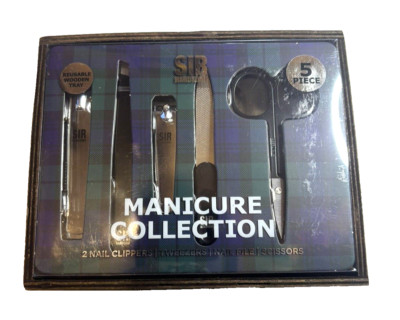 Sir Handsome Manicure Collection Grooming Set 5pc Accessories Kit w ...