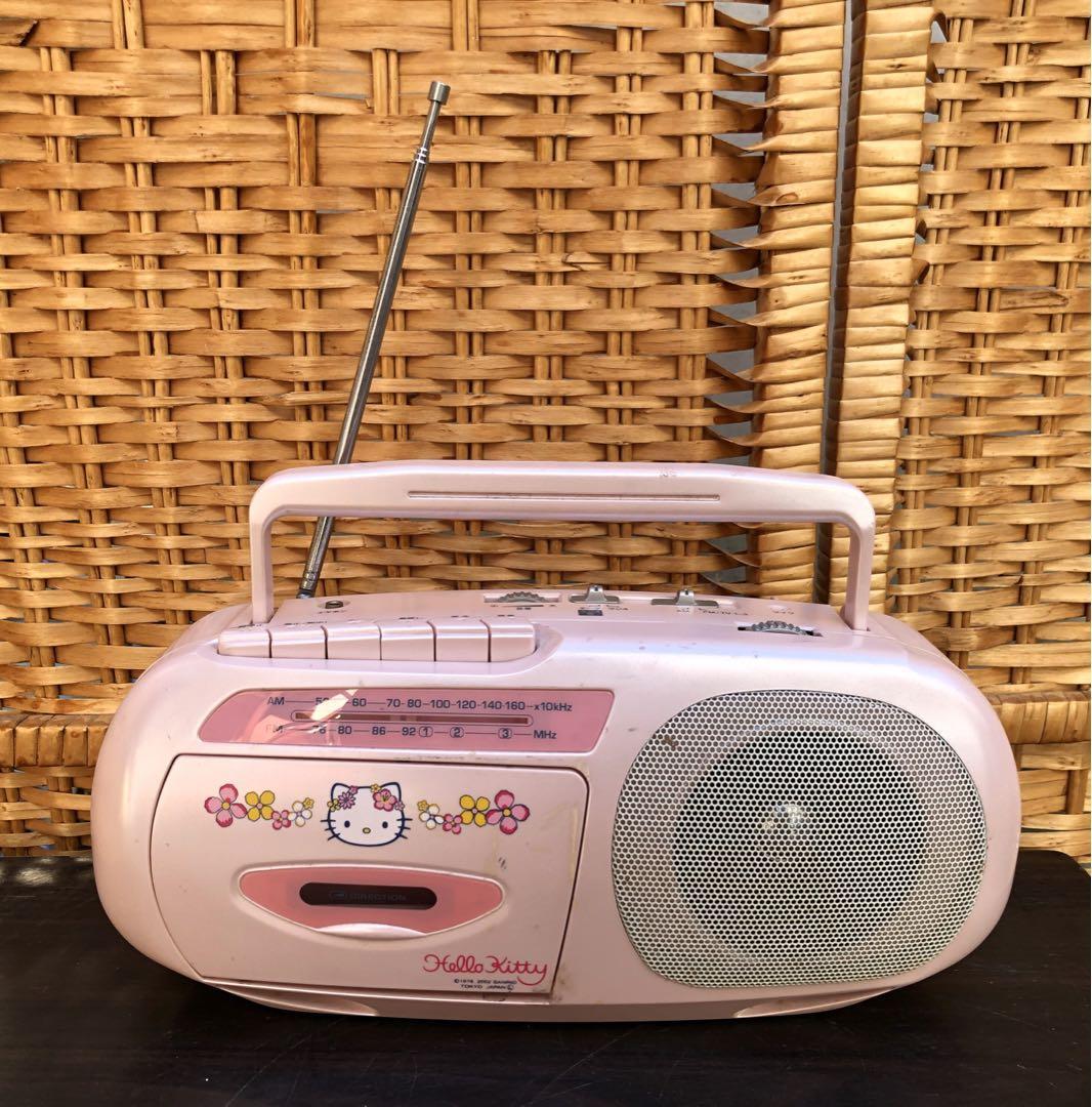 Hello Kitty Radio Cassette Player RM-400KTP Pink Sanrio Tokyo Japan ...