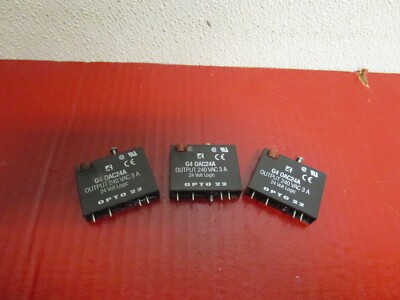 LOT OF 3 OPTO 22 OUTPUT MODULE G4 0AC24A 240Vac 3A AMP 24V LOGIC | eBay