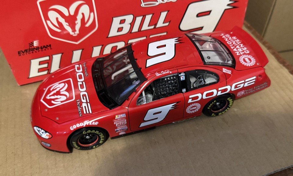 2001 Bill Elliott Dodge Dealers Door Serial #9 CWB Bank ARC car | eBay