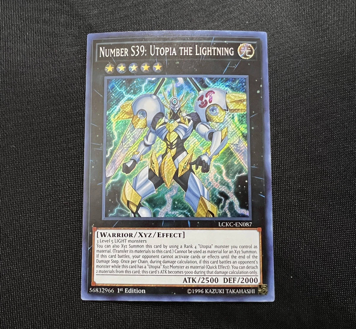 Number S39 Utopia The Lightning Yugioh Fandom Yugioh! Number S39: Utopia the Lightning BLAR ...
