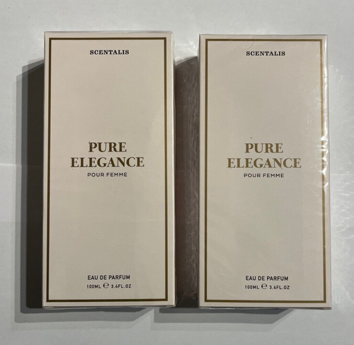 2 x New Sealed Scentalis Women's Pure Elegance Pour Femme Eau De Parfum ...