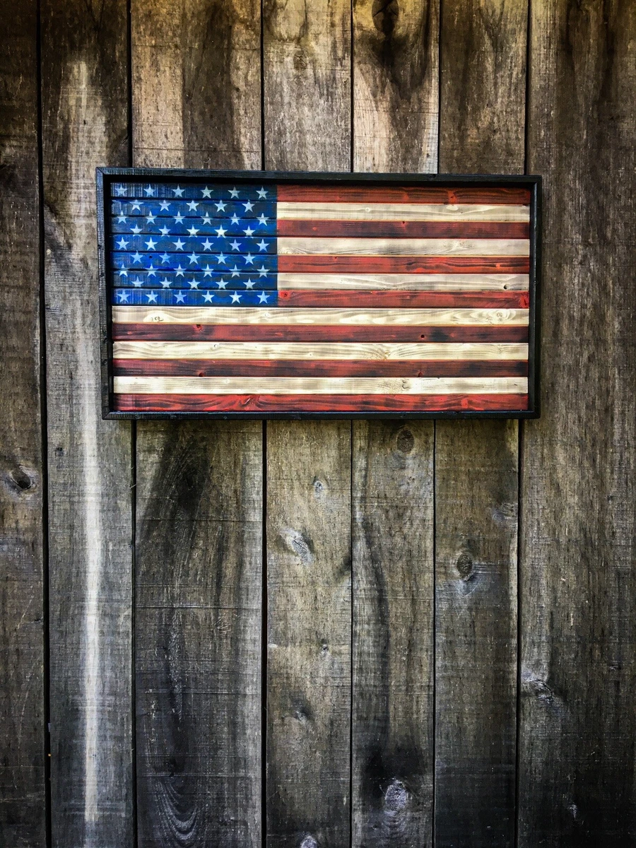 Rustic American Flag Image