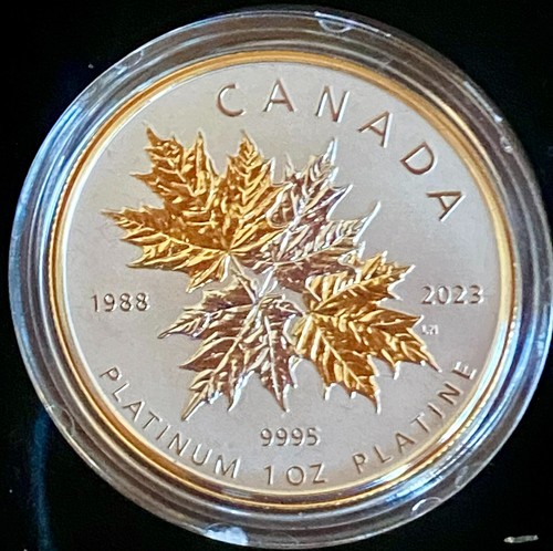 $300 Pure Platinum Coin – Maple Leaf Forever– Mintage: 375 (2023) | eBay