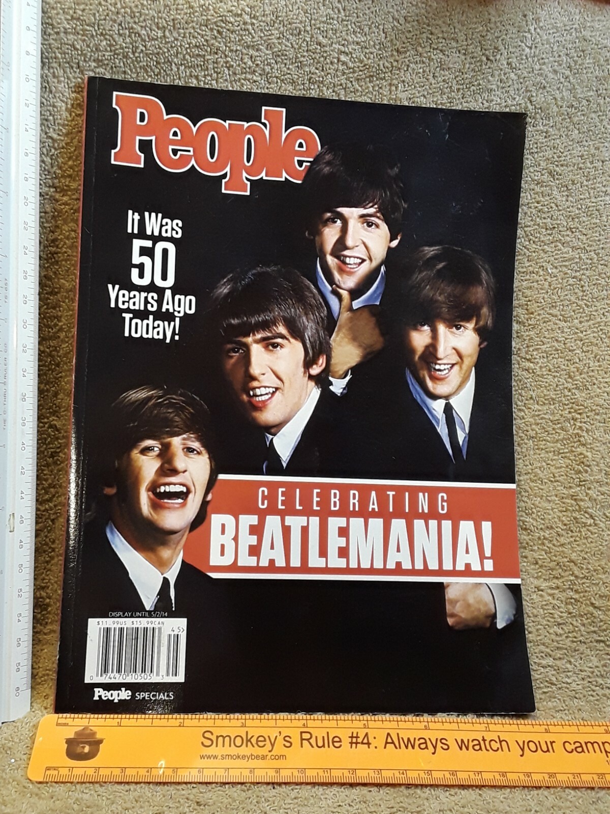 People Magazine It Was 50 Years Ago Today Beatles 2014 Celebrating ...