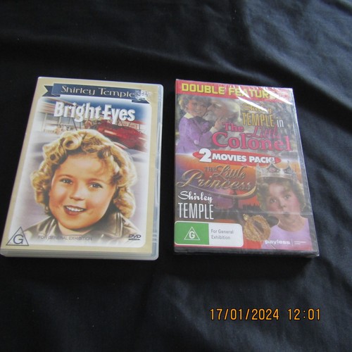 2 x Shirley Temple DVD's The Little Colonel & The Little Princess ...