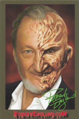 Robert Englund UH DRUCK signiert STAMPED signed Autogramm Autograph ...