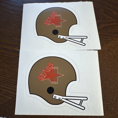 lot of 2 Philadelphia Stars Stickers HELMET Rare USFL Logo 3.2" x 2.8 ...
