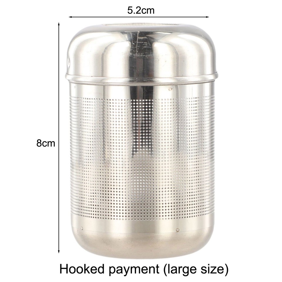 Fine Mesh Stainless Steel Tea Strainer Ball for Brewing Tea and Soup ...
