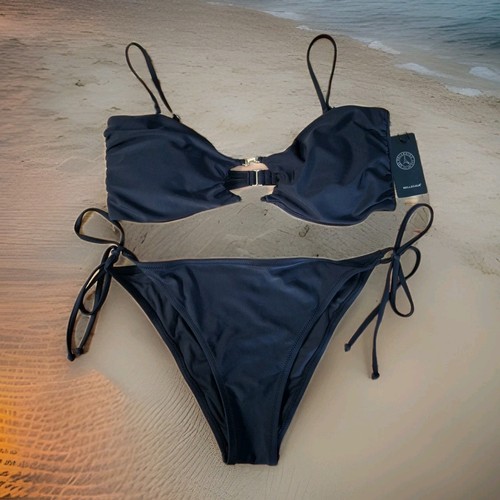 Sexy Summer Women Bikinis Backless Black Bathing Suit Lovely Bikini Set ...