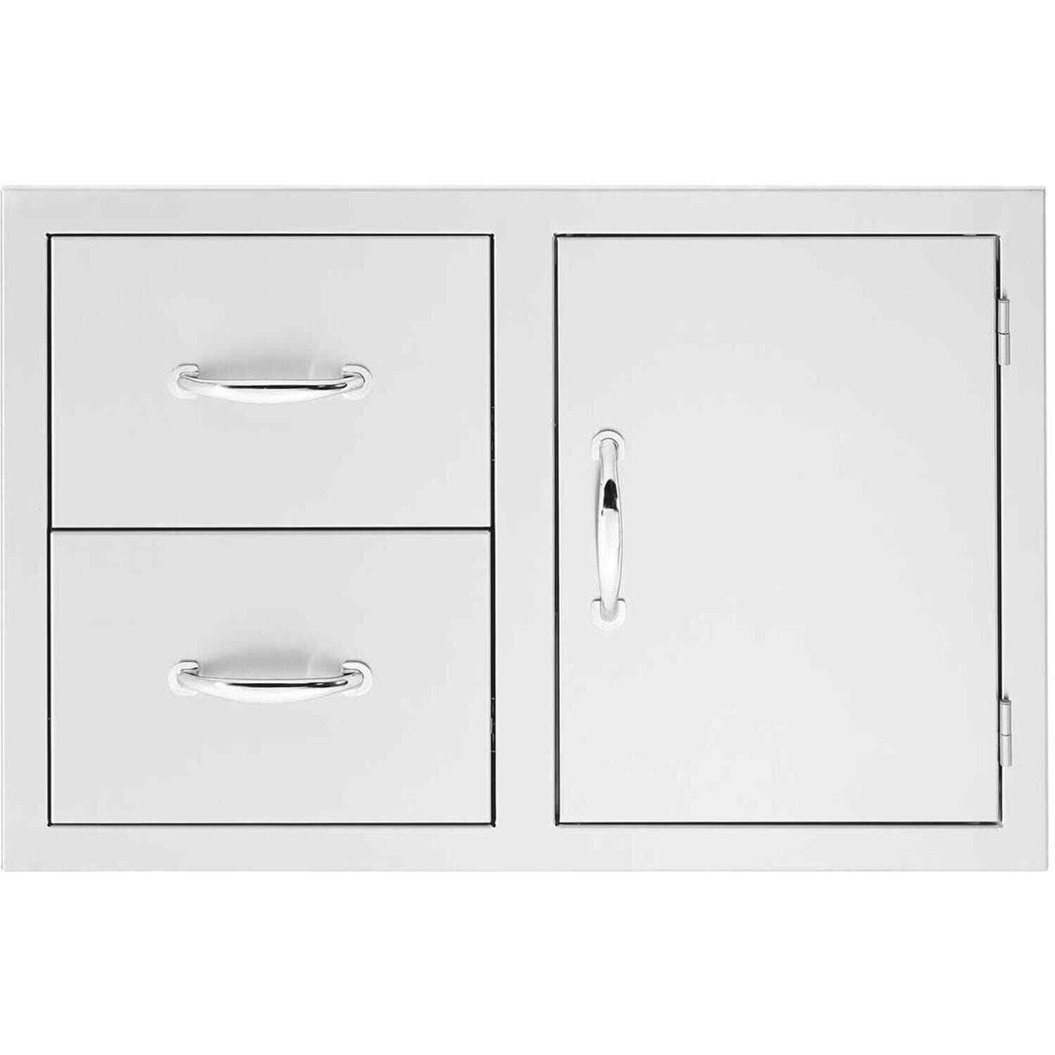 Summerset Double Drawer and Door Combo | SSDC2-33 | 304 Stainless Steel ...