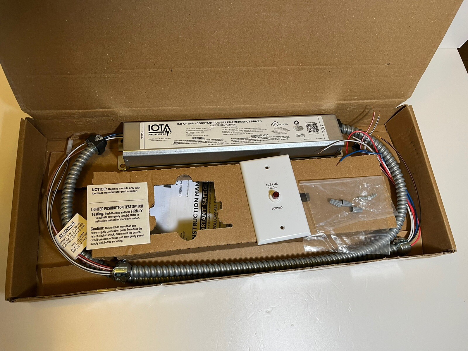 IOTA ILBCP10A Emergency LED Driver for sale online | eBay