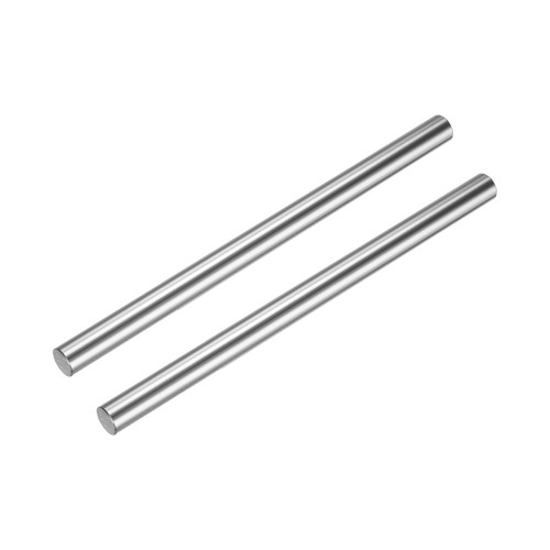 2pcs Linear Motion Rod 13mm x 250mm Hardened Steel Chrome Plated Linear ...
