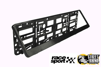 Ford Puma Race Sport Black Number Plate Surround ABS Plastic | eBay UK
