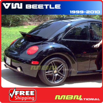 98-11 VW Beetle Rear Trunk Spoiler Color Matched Painted ABS LD7X ...