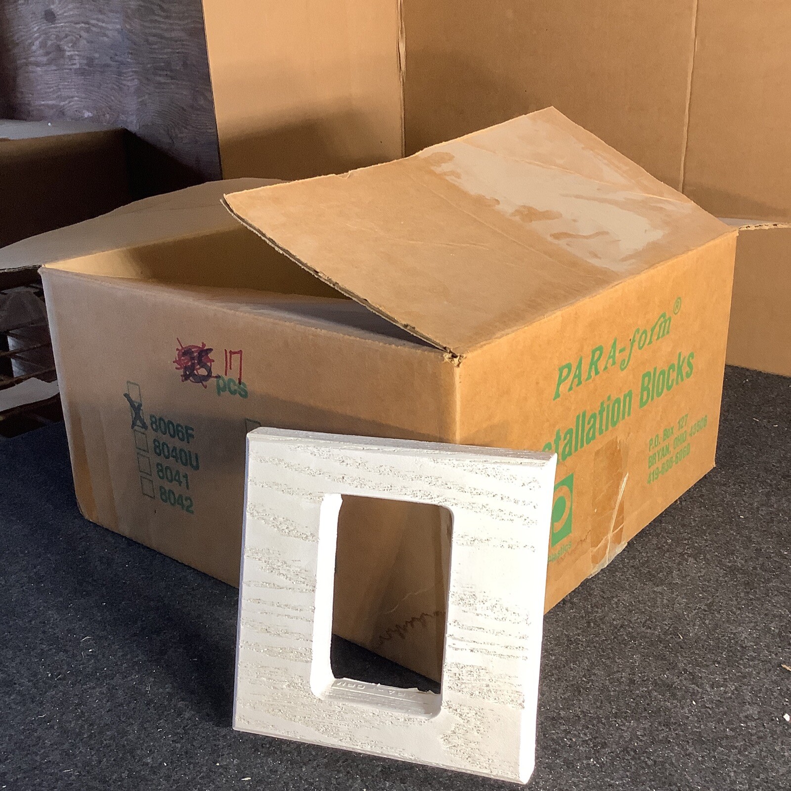 Para-form Block 8006F Decorative Architectural Polyurethane Box Of 17 ...