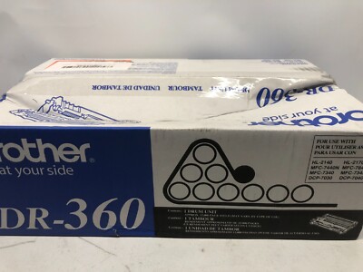 Genuine Brother DR-360 Black Drum Unit Toner Cartridge NEW and SEALED ...