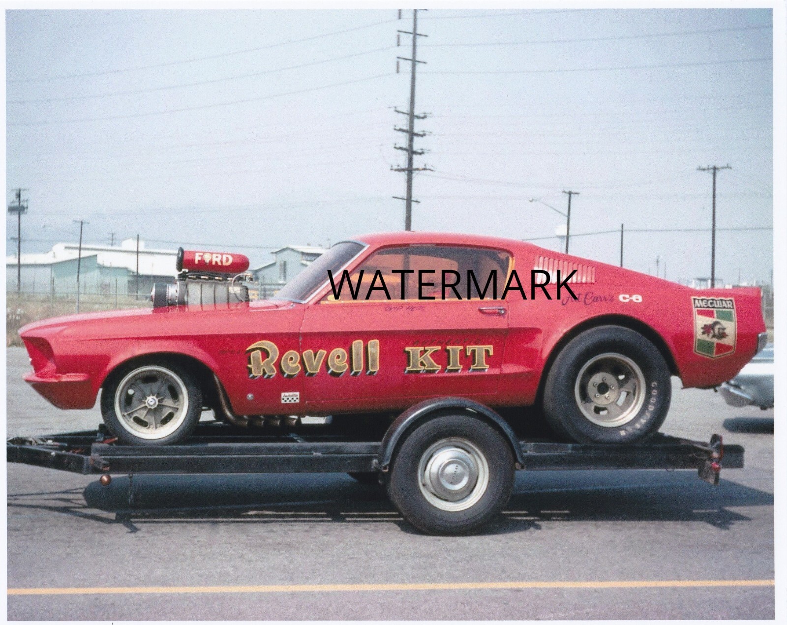 1960s NHRA Drag Racing-"Revell KIT"-Gasser-AA/Gas Supercharged Mustang ...