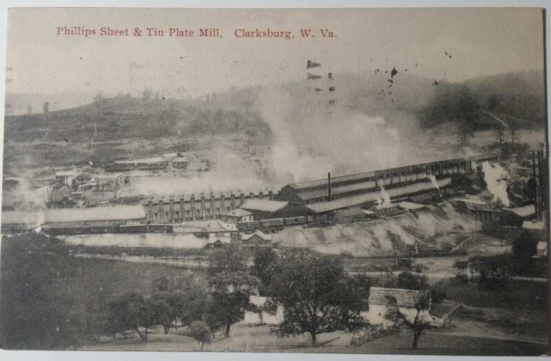 1924 Phillips Sheet & Tin Plate Mill Clarksburg, West Virginia WV ...