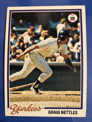 1978 Topps Baseball #250 Graig Nettles New York Yankees | eBay
