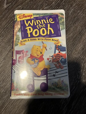 Winnie The Pooh Sing A Song With Pooh Bear (VHS) (Clamshell) | eBay